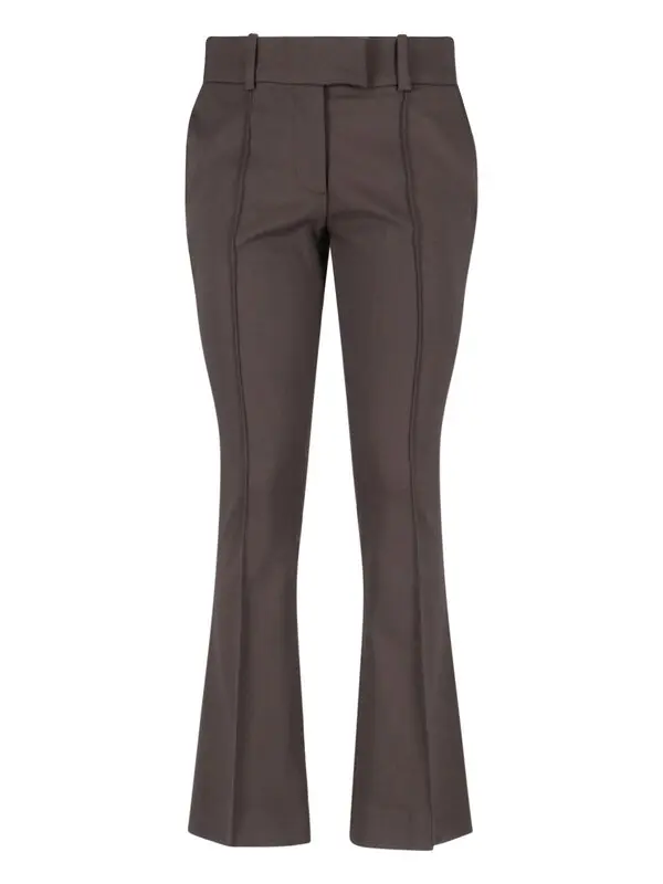 Attico High-waist Flared Trousers