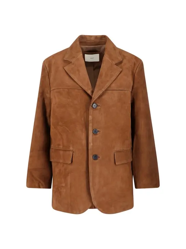 DUNST Suede Blazer Jacket