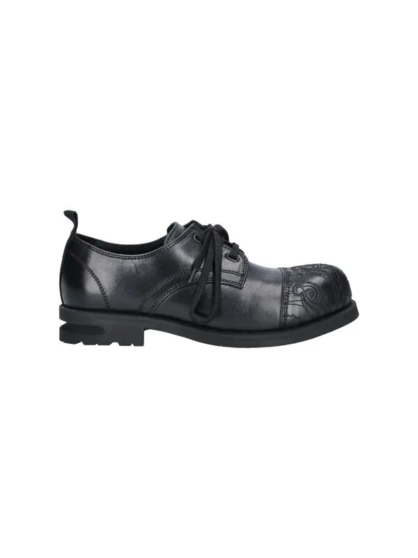 KIKO KOSTADINOV Ovine Leather Flat Shoes With Contrast Rubber Detailing