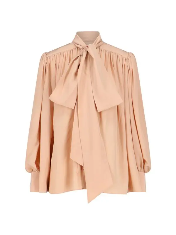 Chloé Silk Bow Detail Shirt