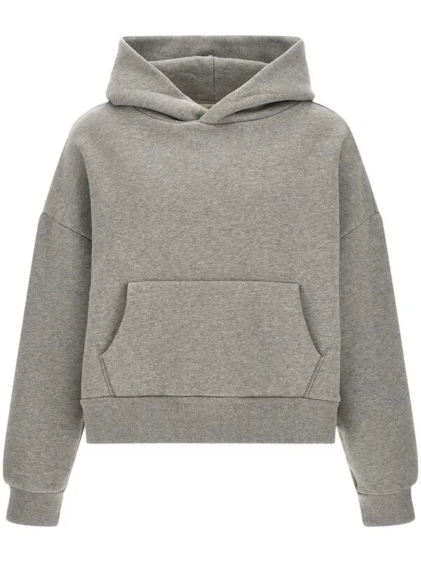 ENTIRE STUDIOS Long Sleeve Half-zip Mock Neck Top - Grey