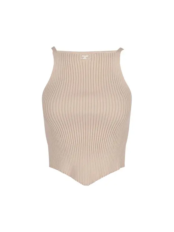 COURREGES Lightweight Viscose-blend Top For