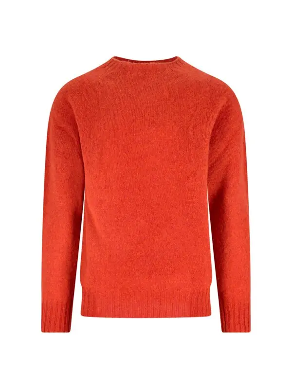 Howlin' Fine Wool Crew Neck Sweater - Orange