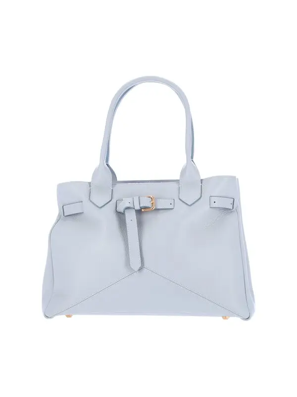 BALLANTYNE Leather Top Handle Bag - Blue