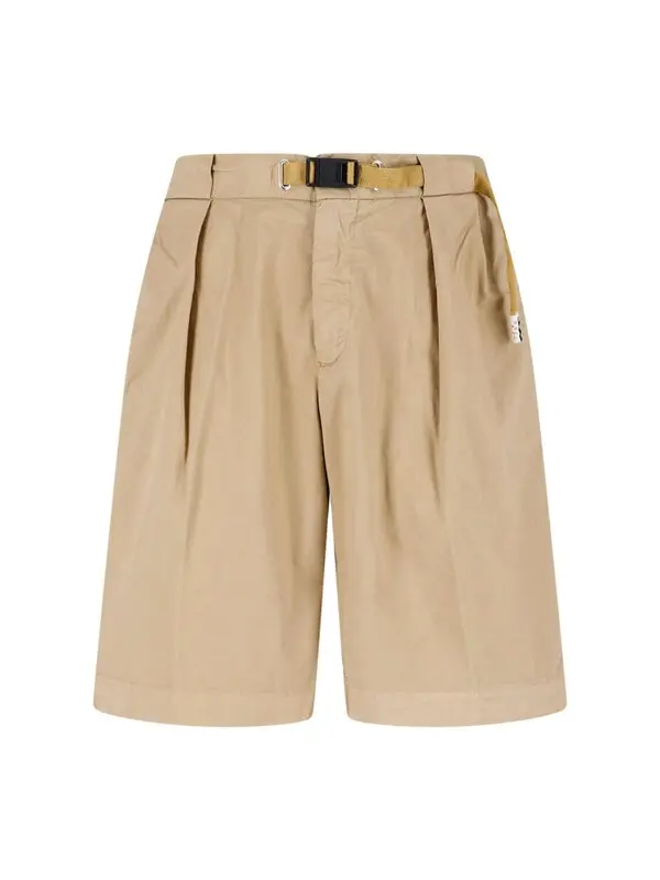 WHITE SAND Sand-inspired Cotton Stretch Trousers For
