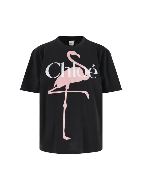Chloé 100% Cotton Essential T-shirt - Black