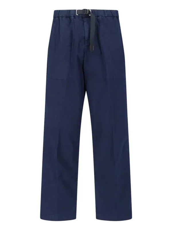 WHITE SAND Stretch Cotton Trousers
