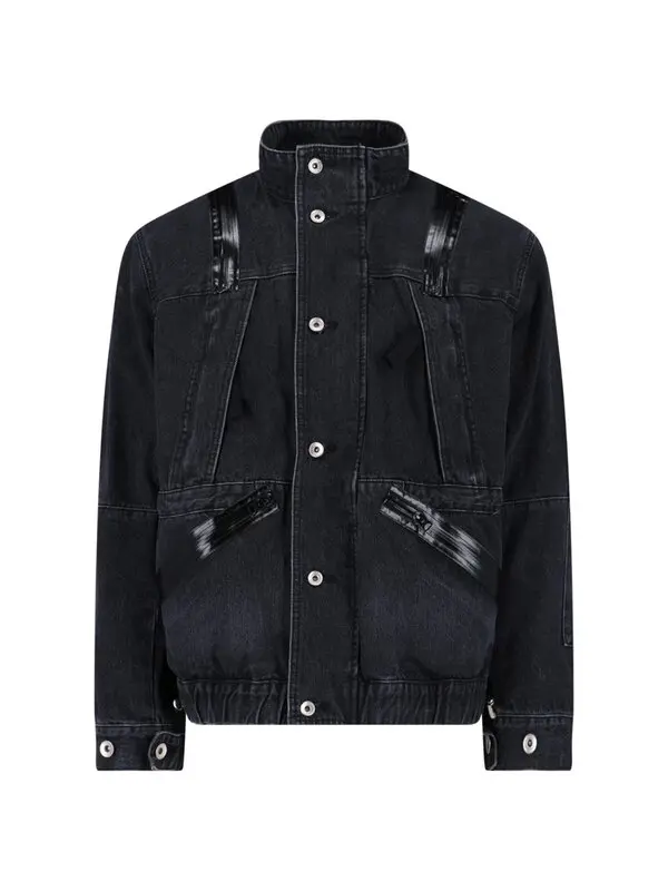 Sacai Cotton Poplin Jacket - Black