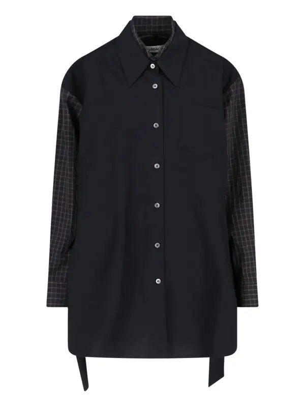 Our Legacy Plaid-trim Oversized Shirt Jacket