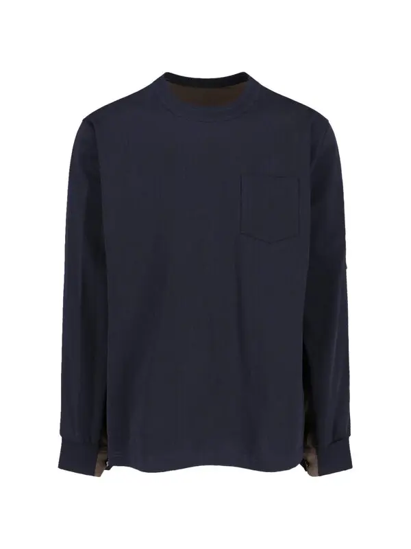 Sacai 100% Cotton T-shirt