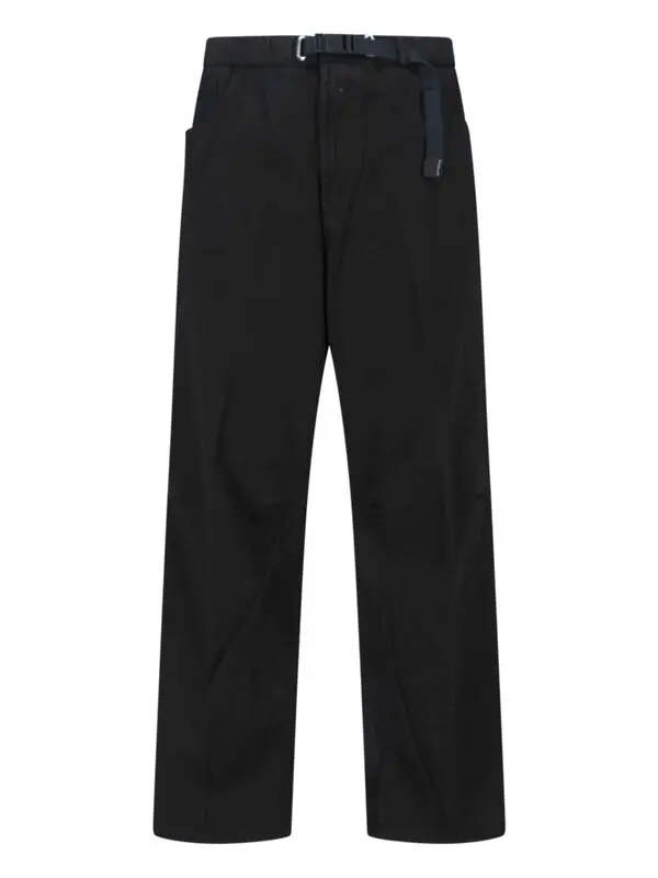 WHITE SAND Tailored Cotton Trousers
