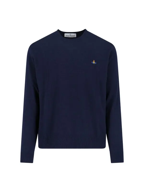 VIVIENNE WESTWOOD Wool-cashmere Crewneck Sweater For