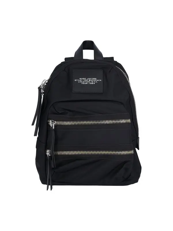 Marc Jacobs Nylon Backpack - Black