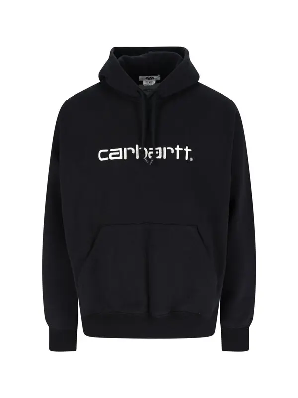 Junya Watanabe Cotton Blend Hoodie - Black