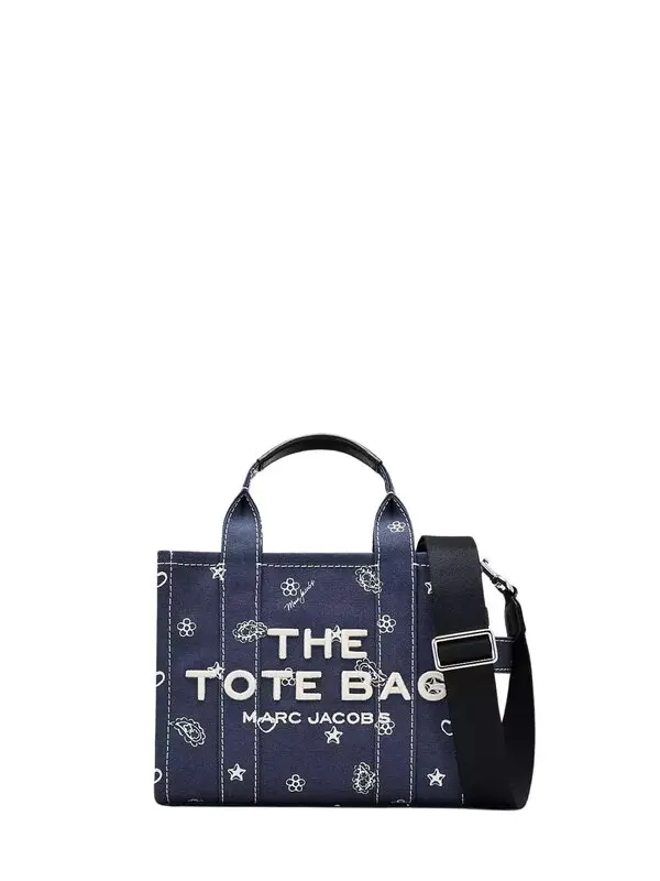 Marc Jacobs Floral Pattern Tote Bag - Blue