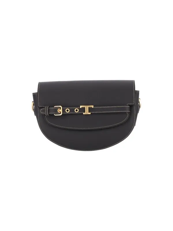 TOD`S Calf Leather Flap Mini Bag