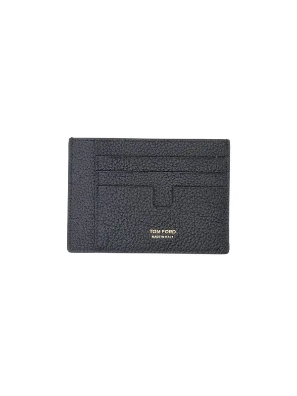 TOM FORD Calf Leather Wallet With Sheep Leather Lining - Black