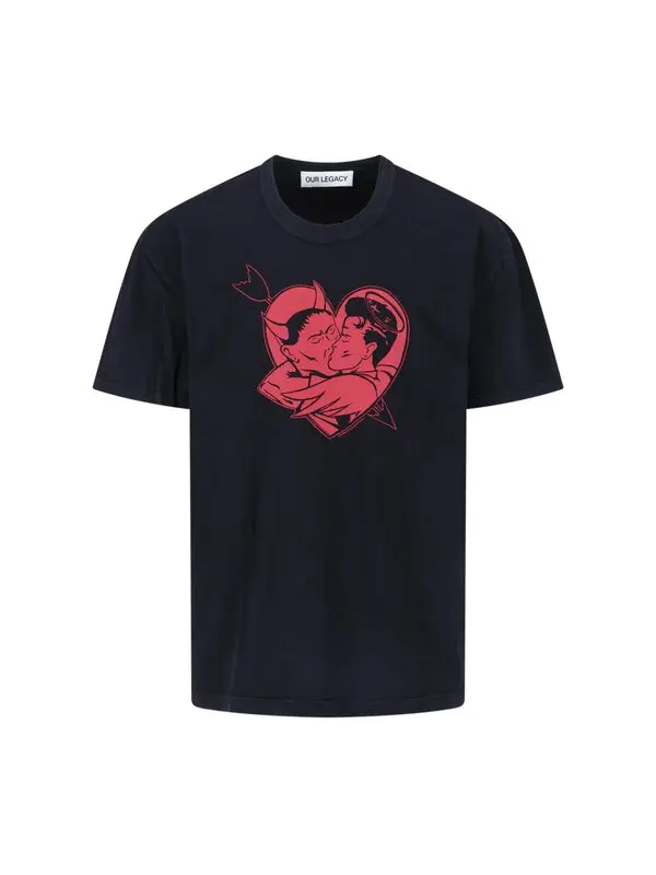 Our Legacy Love Story Graphic Print T-shirt - Multicolour