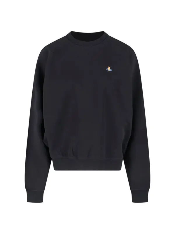 VIVIENNE WESTWOOD Crewneck Sweatshirt With Embroidered Logo