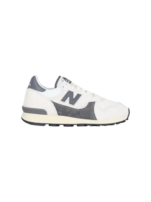 NEW BALANCE Suede Low Top Sneakers - White