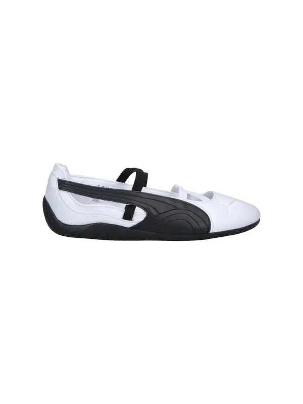 PUMA 100% Leather Sneakers - White