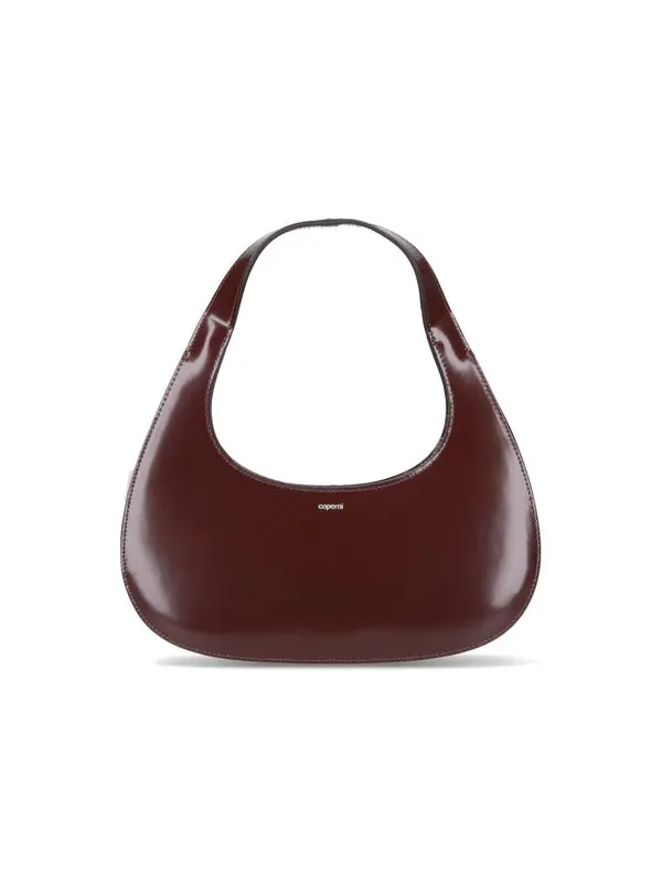 Coperni Leather Mini Bag With Sculpted Hardware Detail
