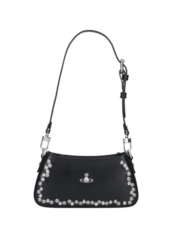 VIVIENNE WESTWOOD Embellished Shoulder Bag - Black