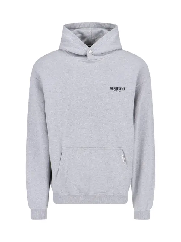 REPRESENT 100% Cotton Hoodie - Grey
