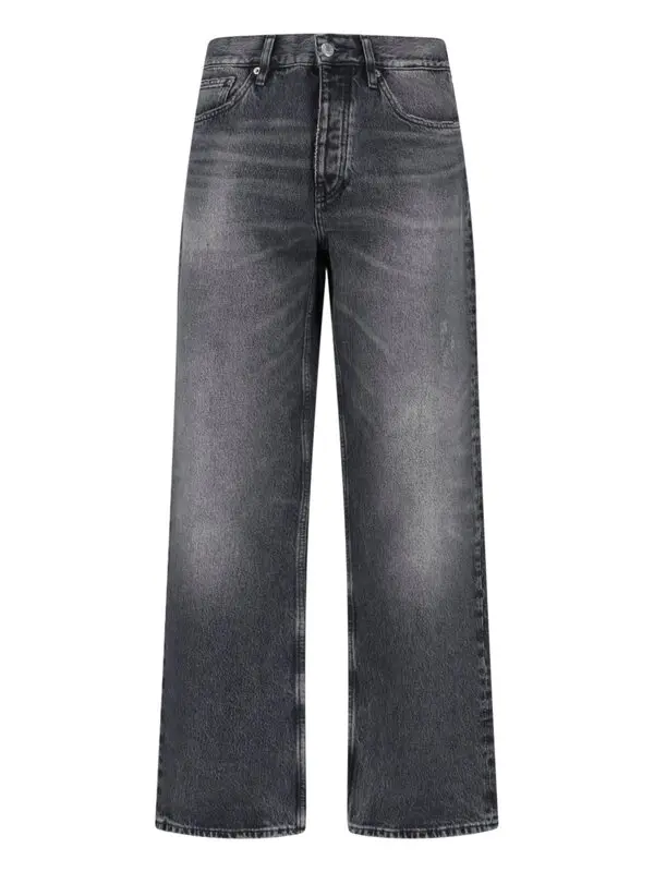 SUNFLOWER Cotton Jeans - Black