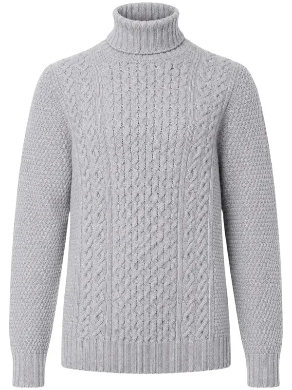 DRUMOHR Crewneck Wool Sweater - Grey