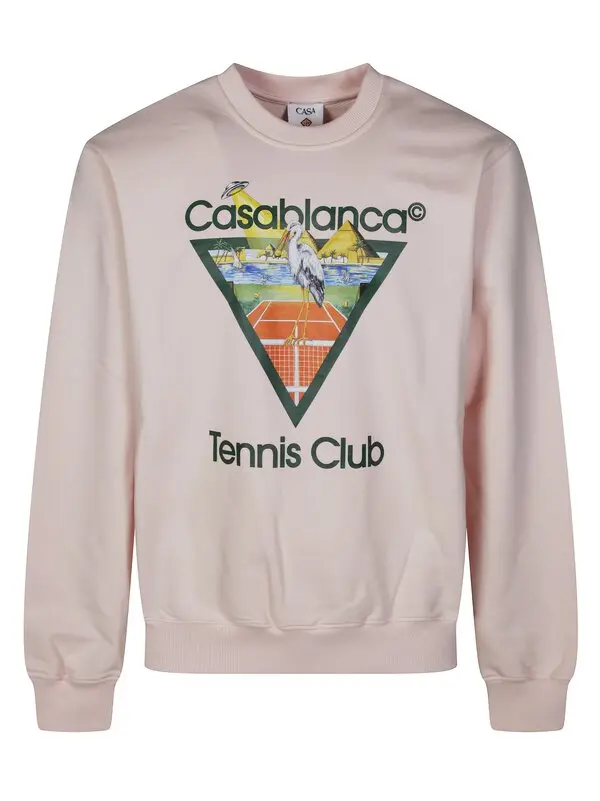 Casablanca Classic Graphic Cotton Sweatshirt