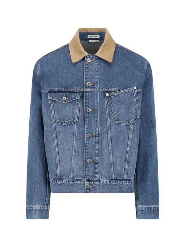 JW Anderson Cotton Utility Jacket - Blue
