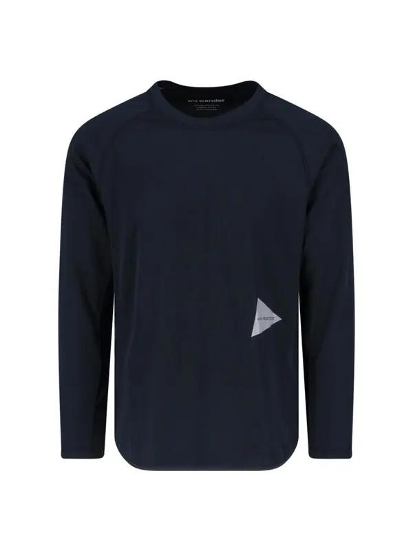 AND WANDER Inspired 100% Polyester Everyday T-shirt - Black