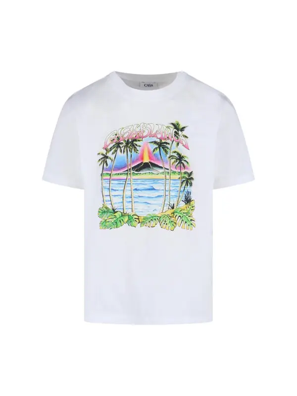 Casablanca Graphic Print T-shirt