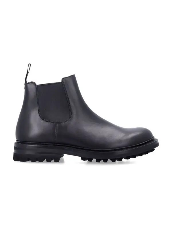 CHURCH`S 100% Calf Leather Flat Shoes - Nero