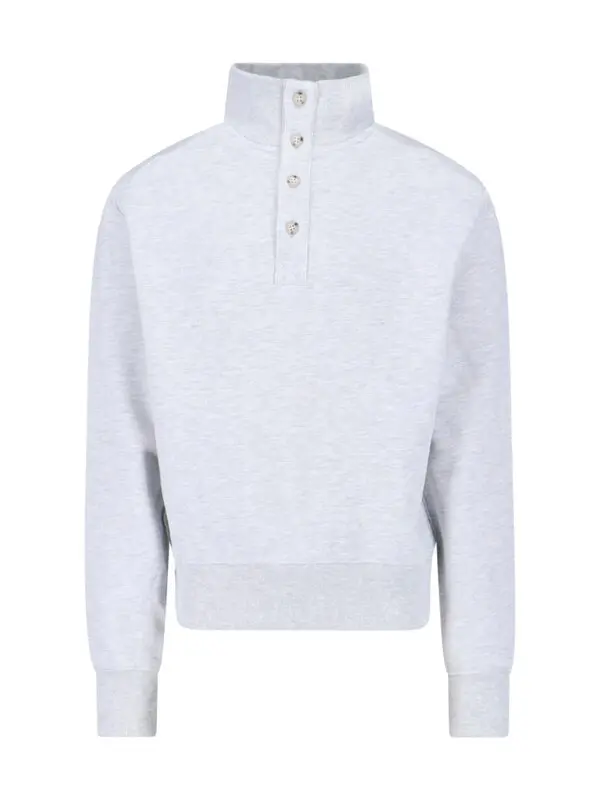 ENTIRE STUDIOS 100% Cotton Zip Up Hoodie - Grey