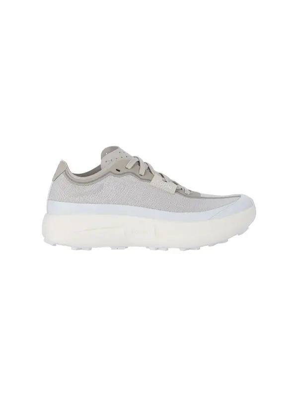 NORDA Lace-up Low-top Sneakers With Platform Sole - Grey