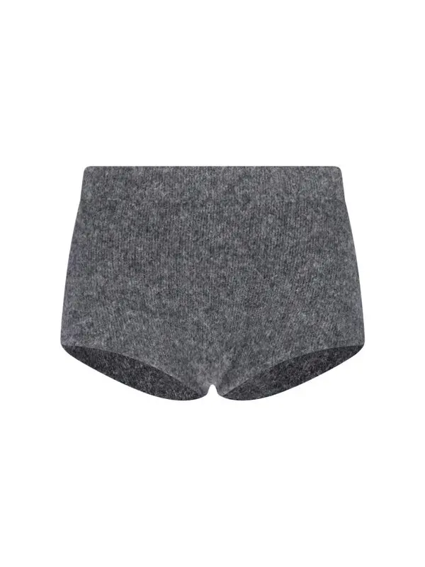 ENTIRE STUDIOS Textured Wool-blend Trousers - Grey