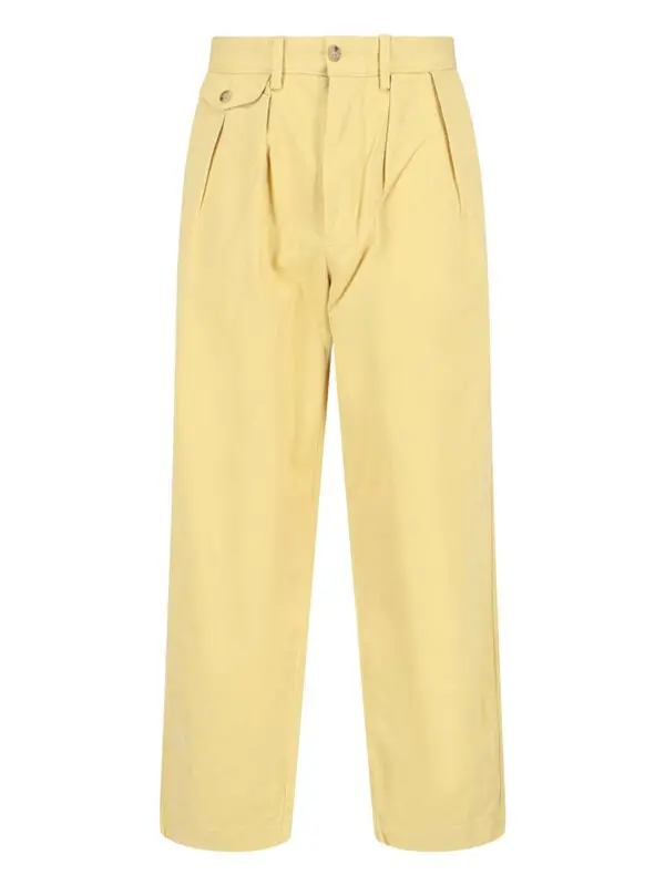 Polo Ralph Lauren 100% Cotton Tailored Trousers - Yellow