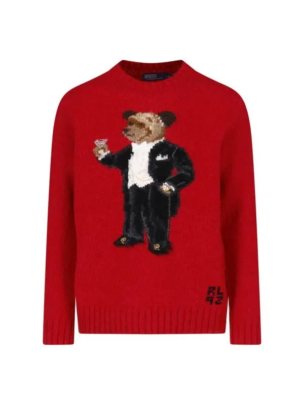 Polo Ralph Lauren 100% Wool Crew Neck Sweater - Red