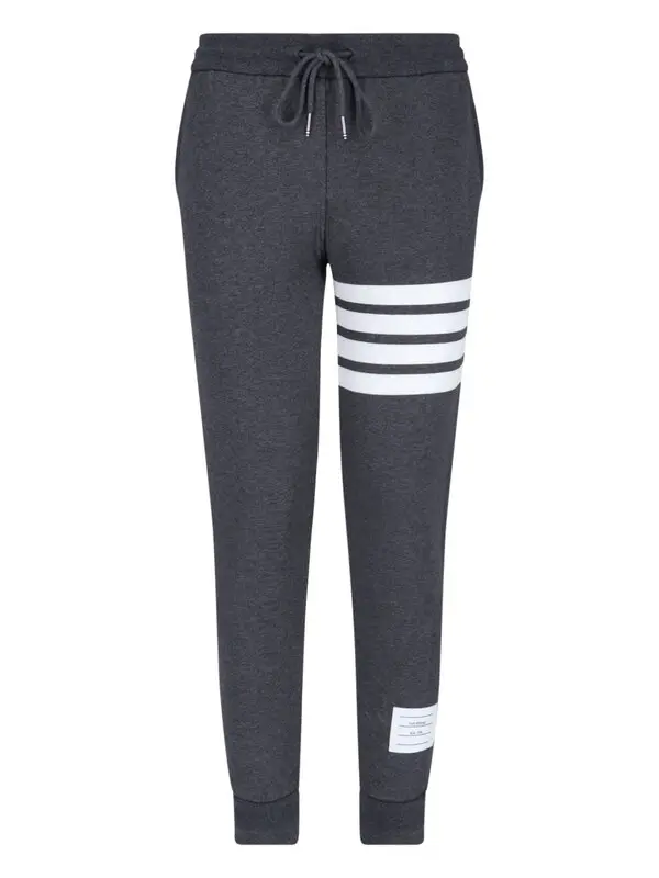 Thom Browne Striped Detail Drawstring Jogger Pants