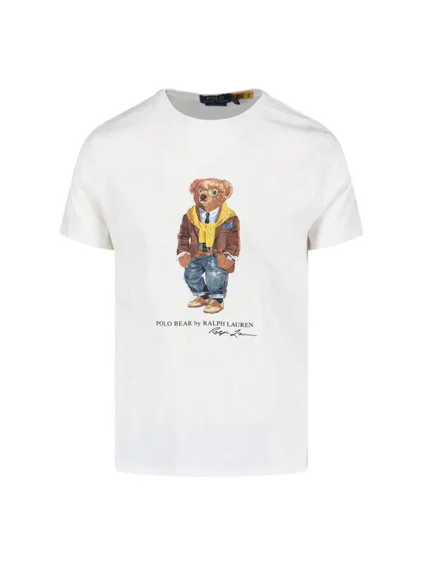 Polo Ralph Lauren Polo Bear Graphic T-shirt - White