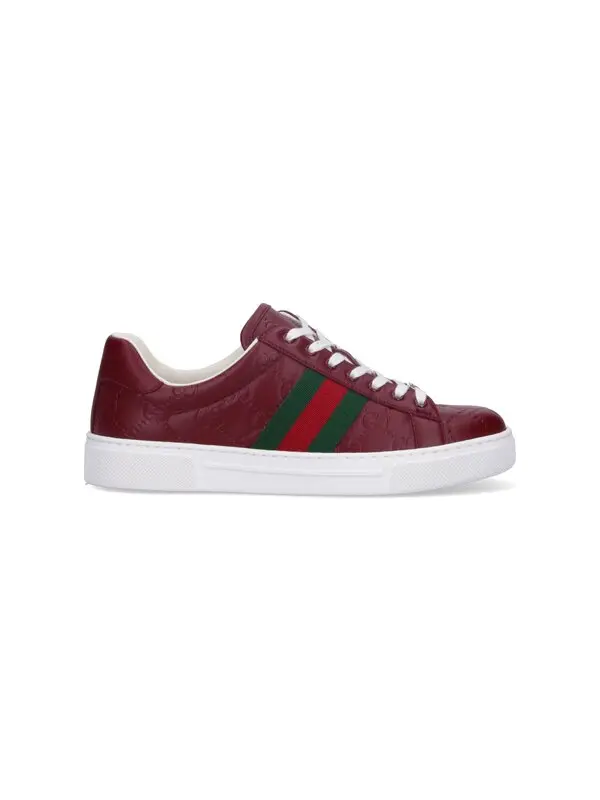 Gucci Low-top Leather Sneaker
