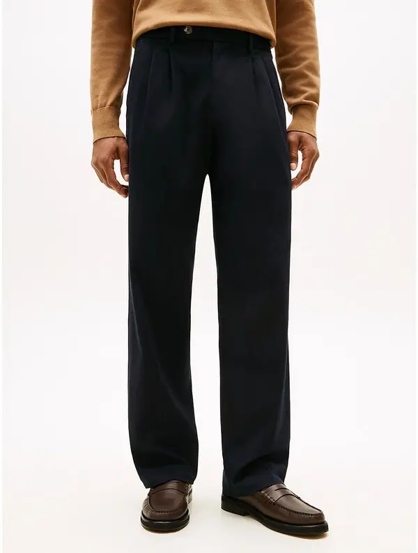 Tommy Hilfiger Relaxed Fit Pleated Trouser