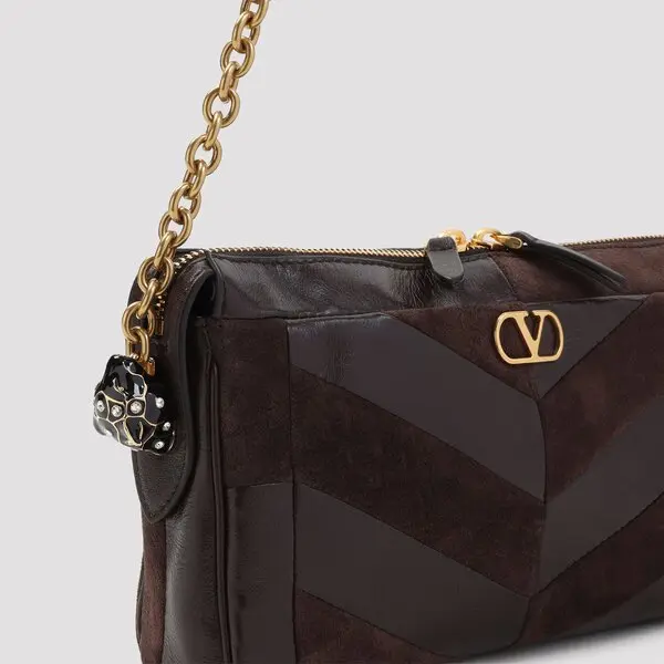 Valentino Garavani Small Panthera Shoulder Bag - Brown