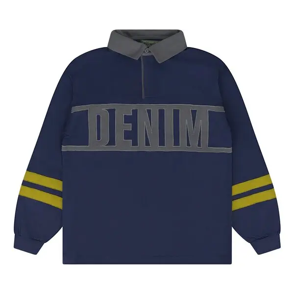 DENIM TEARS Sport Rugby Shirt With Graphic Detail