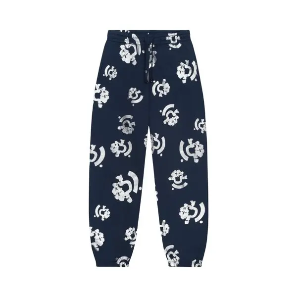 DENIM TEARS Bstroy Silver Print Sweatpants