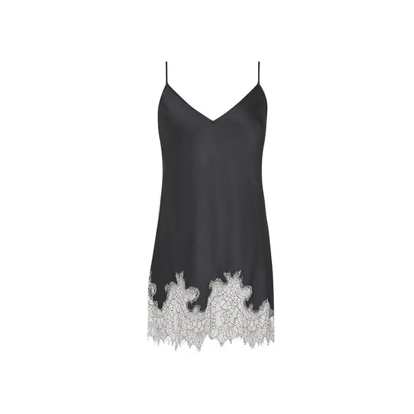 AVENUE 8 Lace Detailed Mini Dress &white Lace