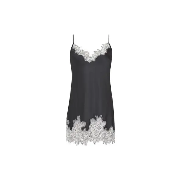 AVENUE 8 Lace Detailed Mini Cami Dress & White