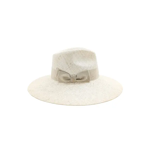 DORIA 1905 Panama Sisal Wide Brim Hat - Blue